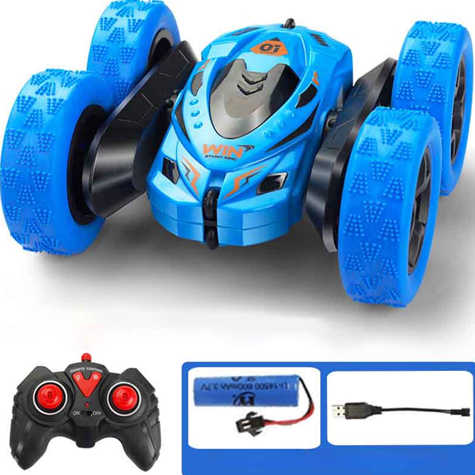 Chmadoxn 360° Stunt Flip Remote Control Car, 2.4GHz Double-Sided ...