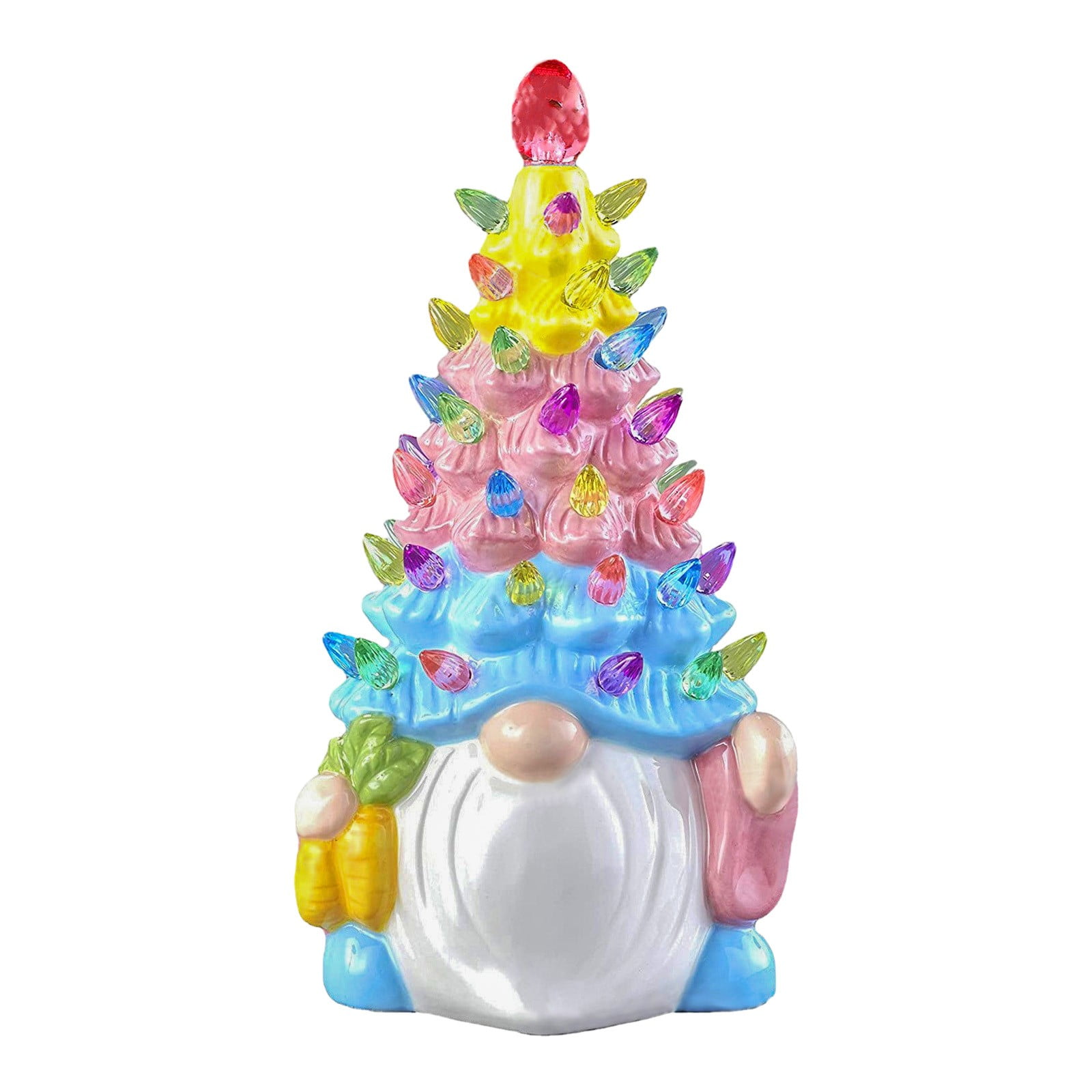 Chmadoxn Easter Colorful Doll Tree Easter Decorations for Indoor Spring ...