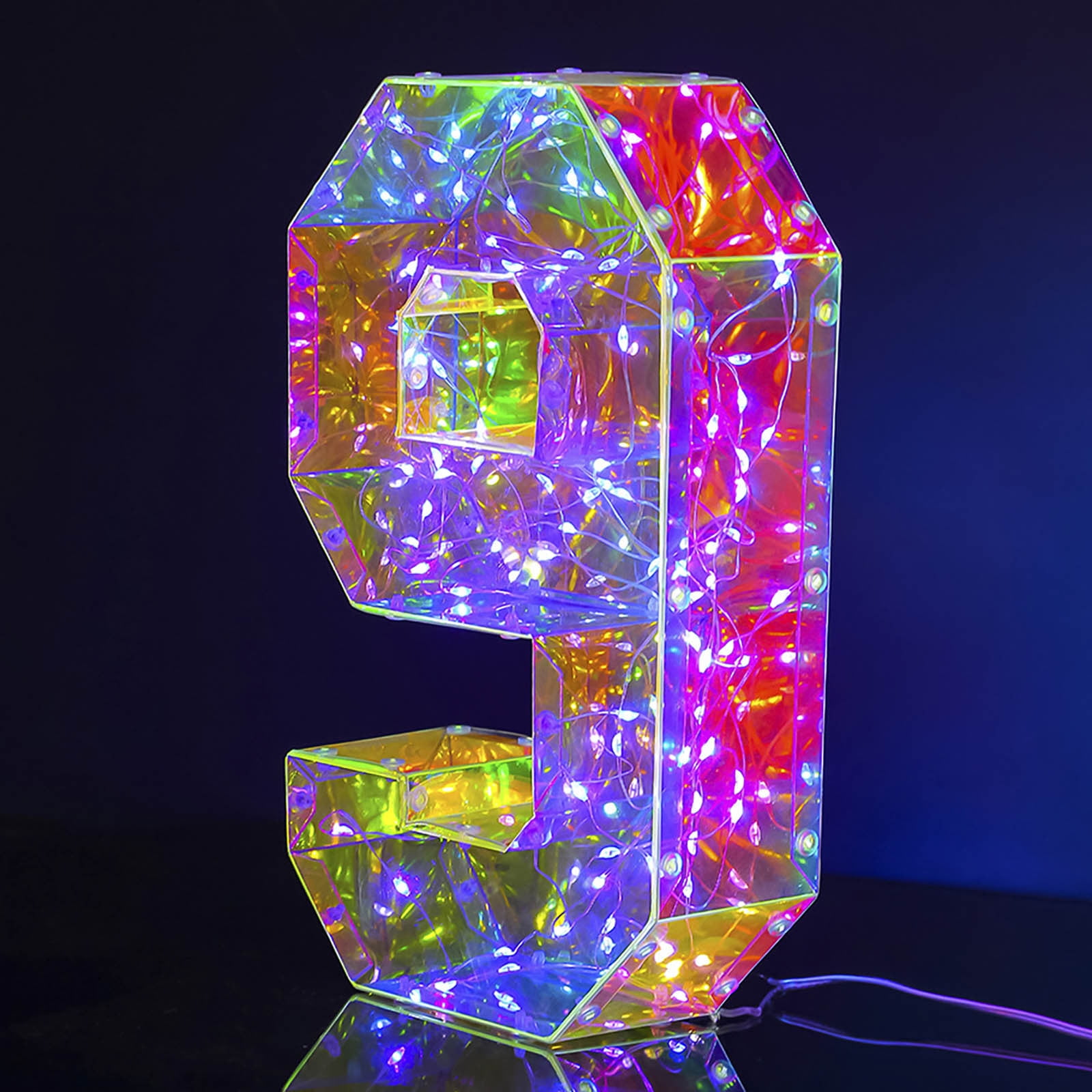 Chmadoxn LED Numbers Lights, Glitter Numbers, Valentine's Decorations ...