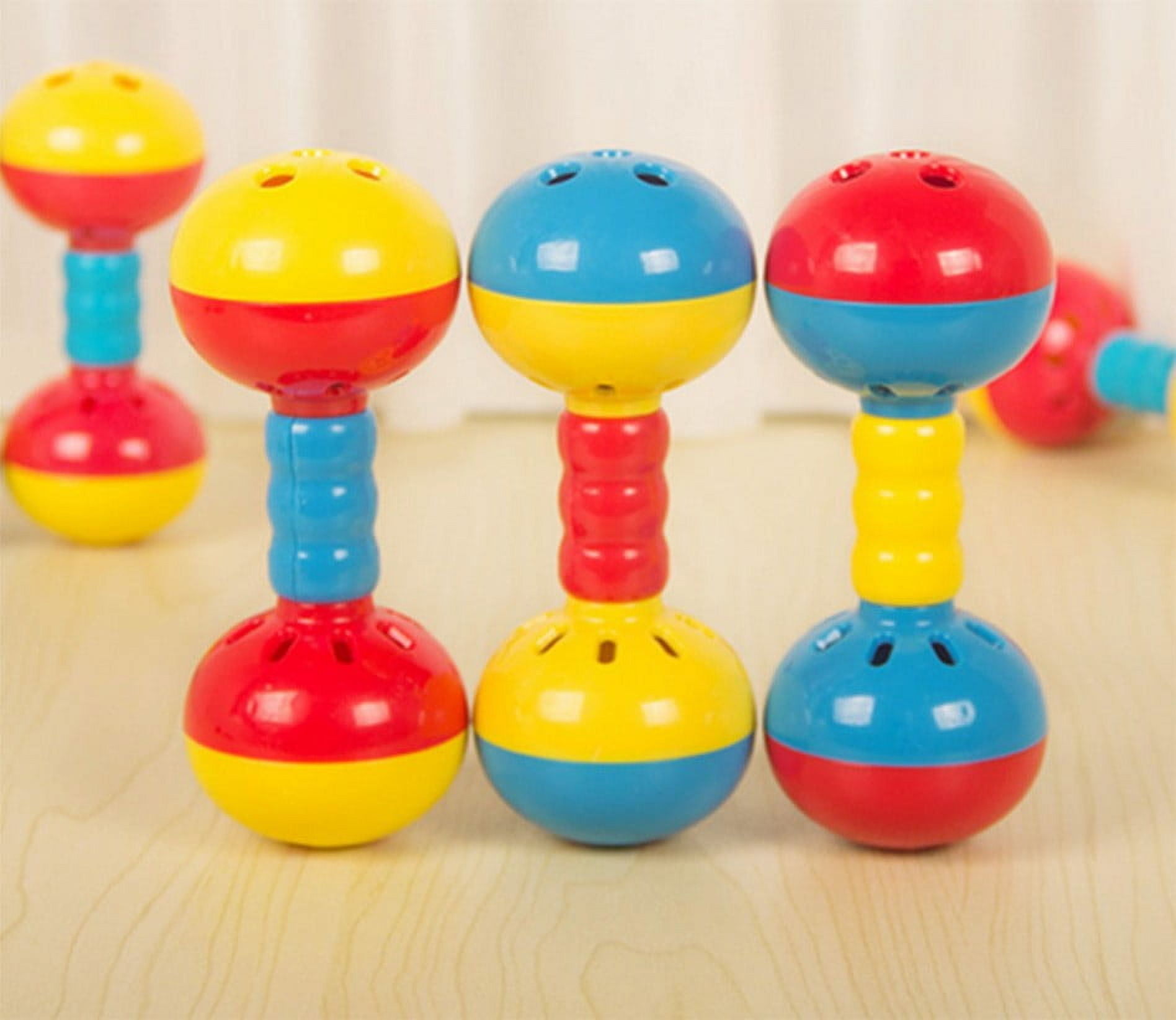 Chmadoxn Musical Jingle Rattle & Sensory Puzzle Ball Toy - Easy-Grasp ...