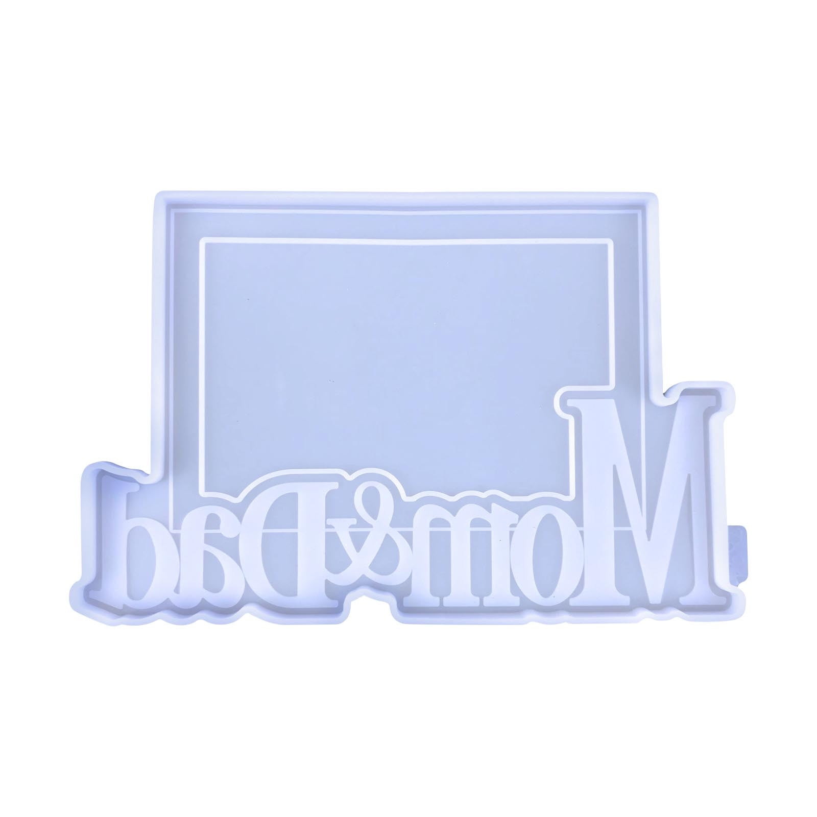 Chmadoxn Picture Frames Silicone Mold for Father&mother Decorating, DIY ...