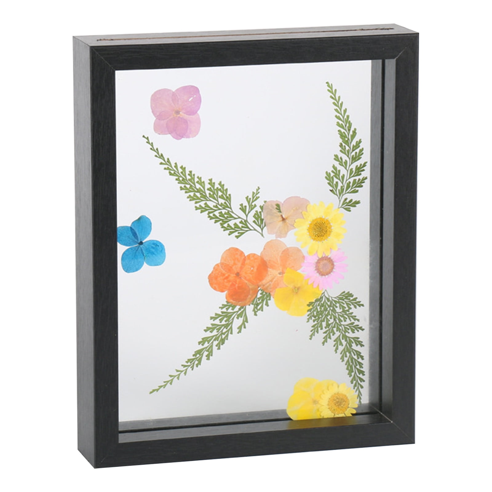 Chmadoxn Picture Frames, Wooden Double-sided Transparent Glass Photo ...