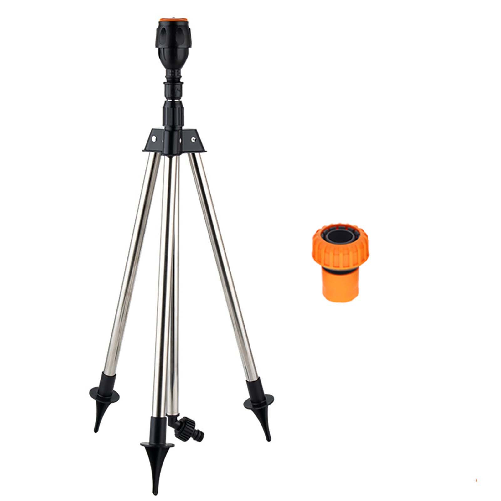 Chmadoxn Rotating Tripod Sprinkler-Stainless Steel Rotary Irrigation ...