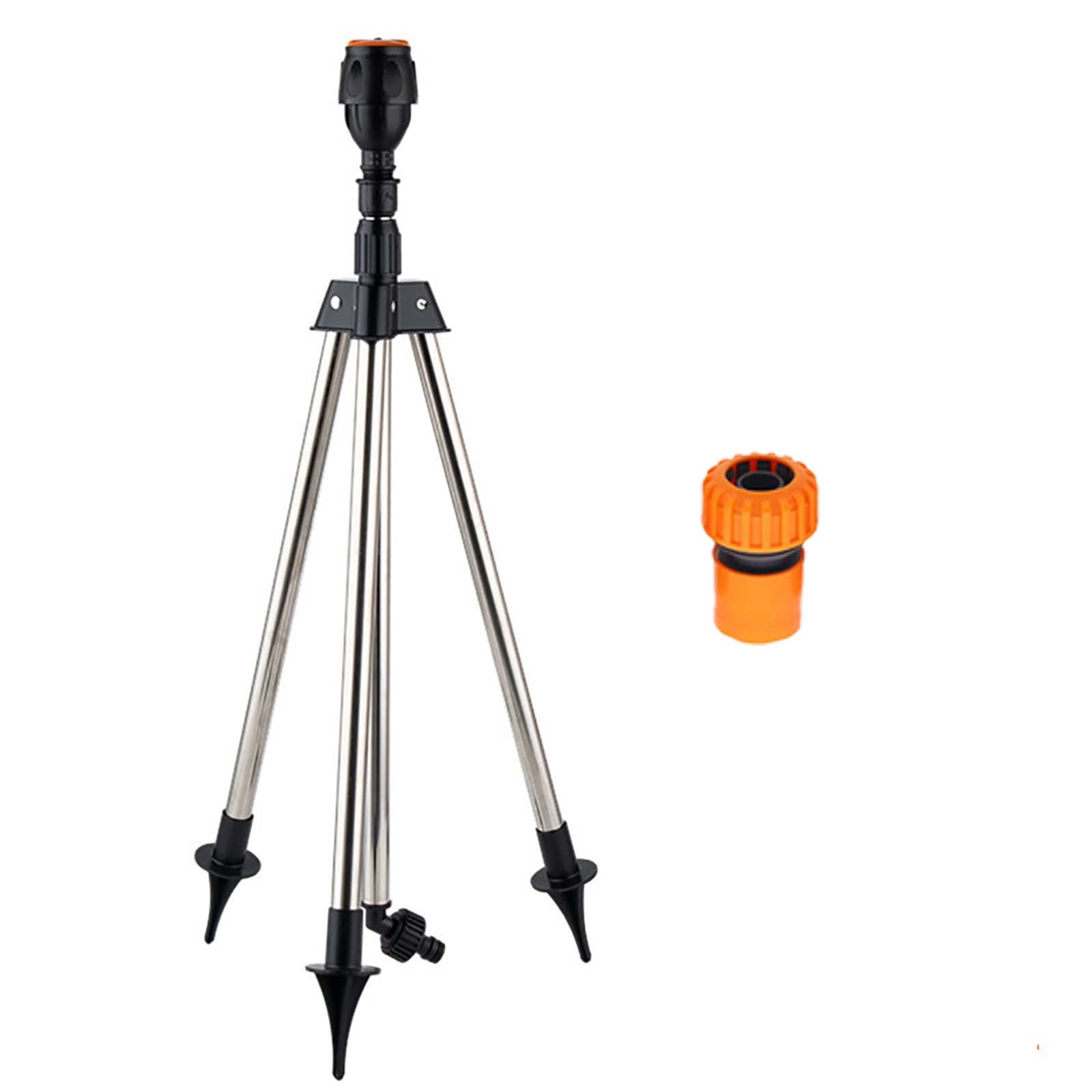 Chmadoxn Rotating Tripod Sprinkler-Stainless Steel Rotary Irrigation ...