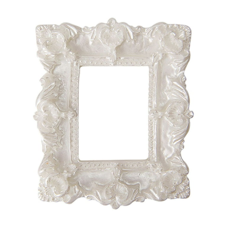 white baroque picture frames