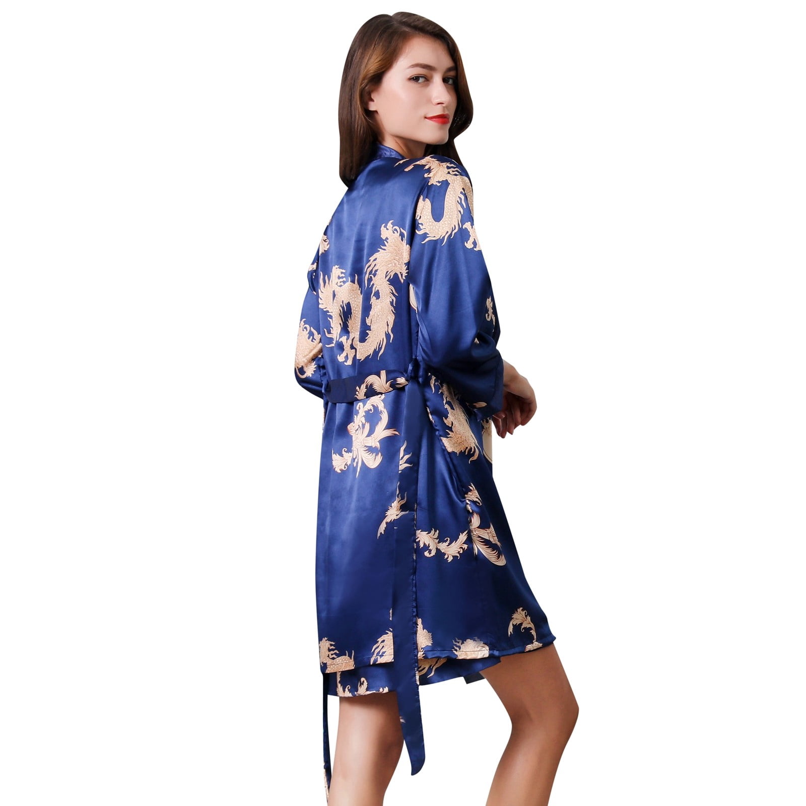 Chnzic Couples Silk Robe For Hot Summer Night: A For Lovers! - Walmart.com