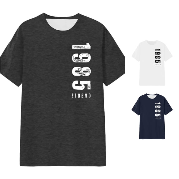 ChoXxx Unisex Oversized Casual Short Sleeve Letter Print Soft ...