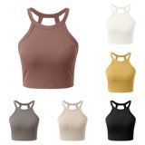 ChoXxx Women's Sleeveless Tank Top with Built In Padded Comfortable for ...
