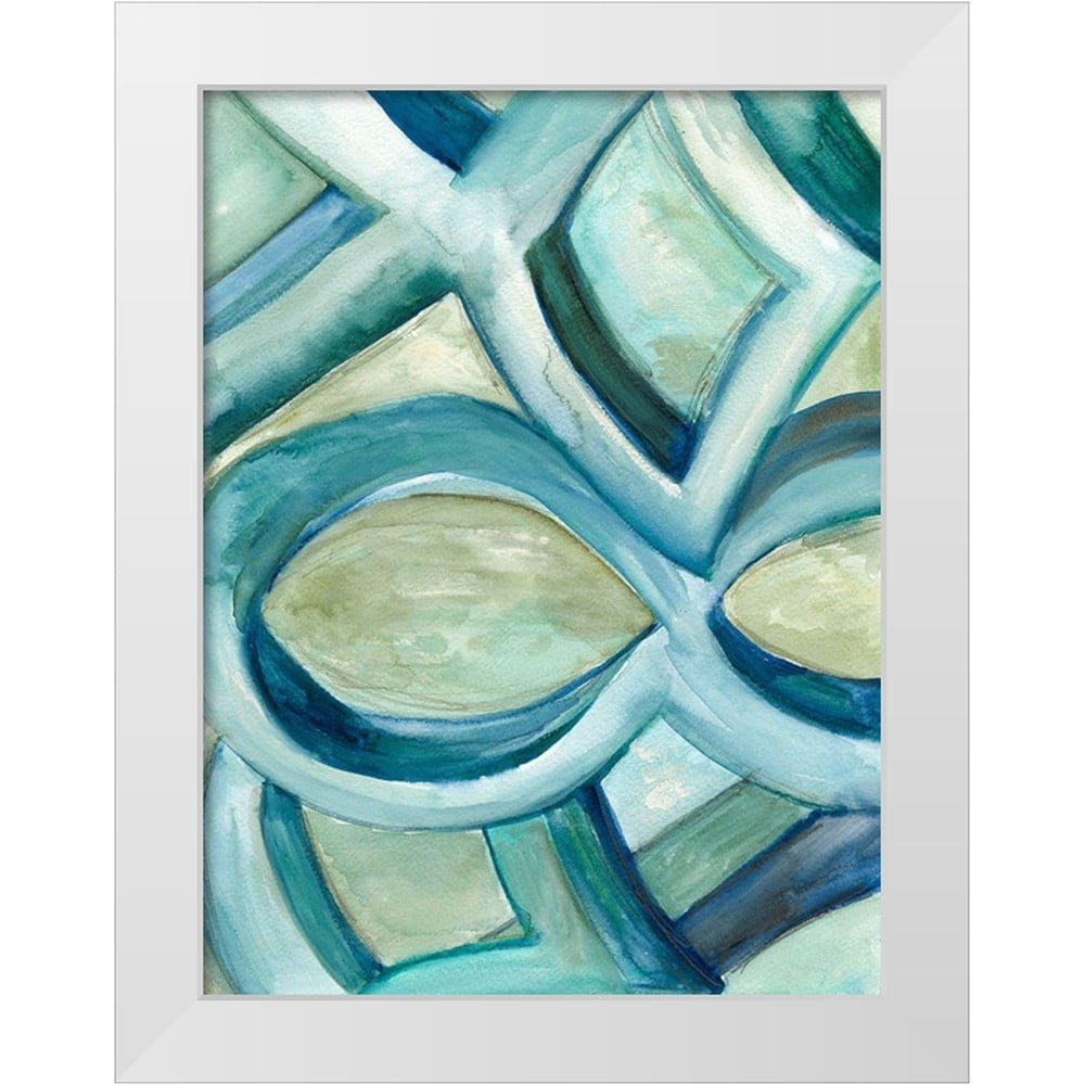 Choate, Lisa 12x14 White Modern Wood Framed Museum Art Print Titled ...