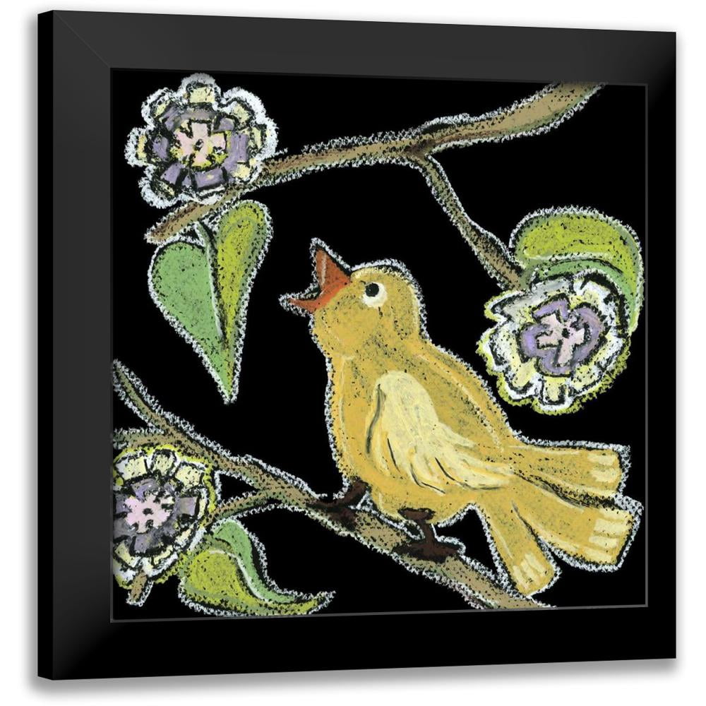 Choate, Lisa 15x15 Black Modern Framed Museum Art Print Titled - Flower ...