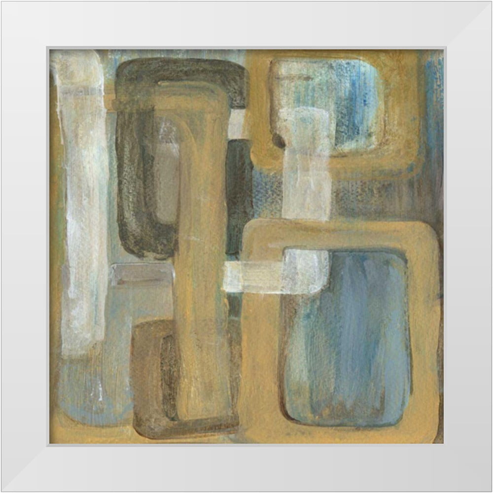 Choate, Lisa 26x26 White Modern Wood Framed Museum Art Print Titled ...