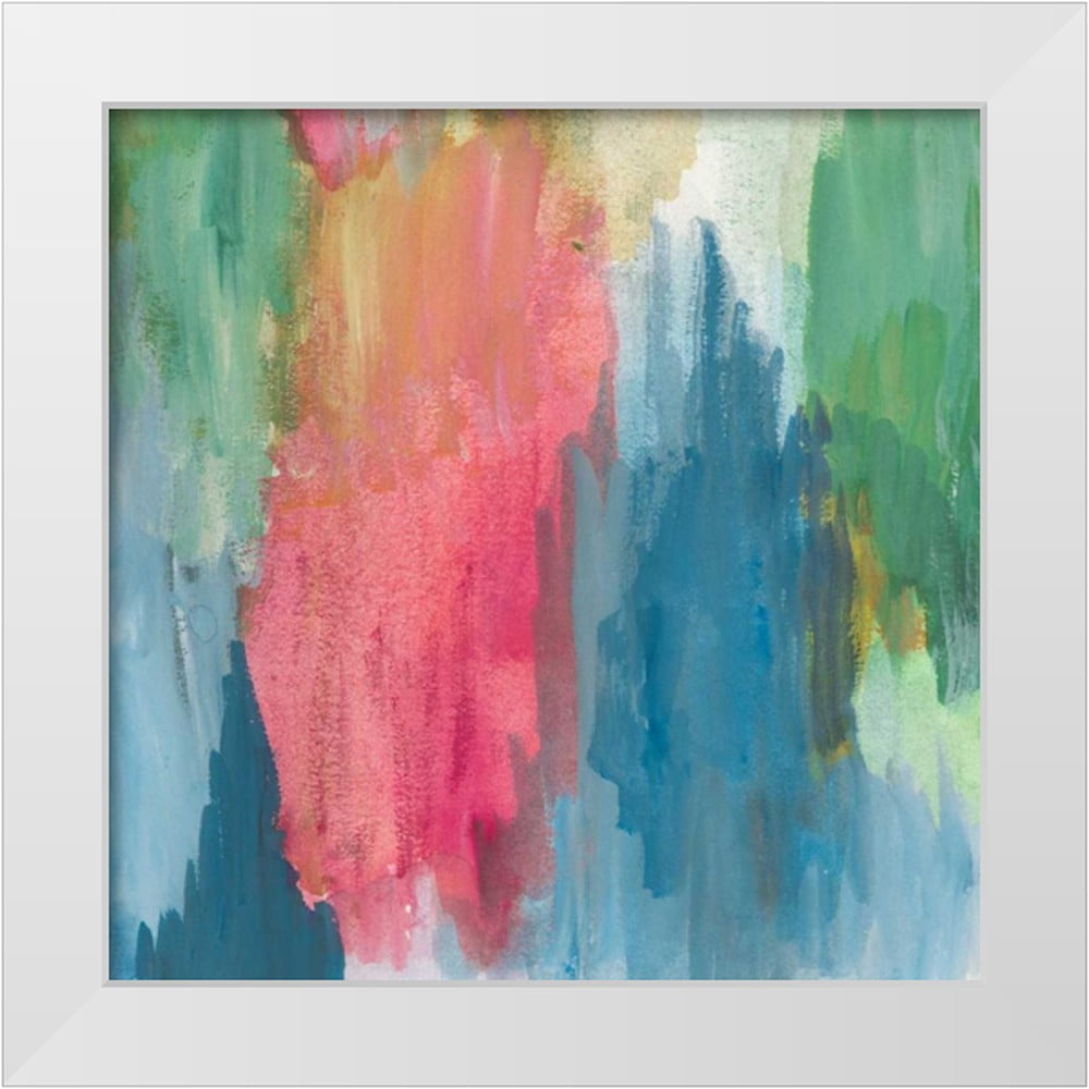 Choate, Lisa 26x26 White Modern Wood Framed Museum Art Print Titled ...