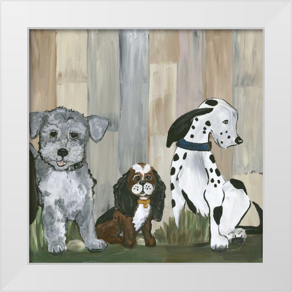 Choate, Lisa 26x26 White Modern Wood Framed Museum Art Print Titled ...