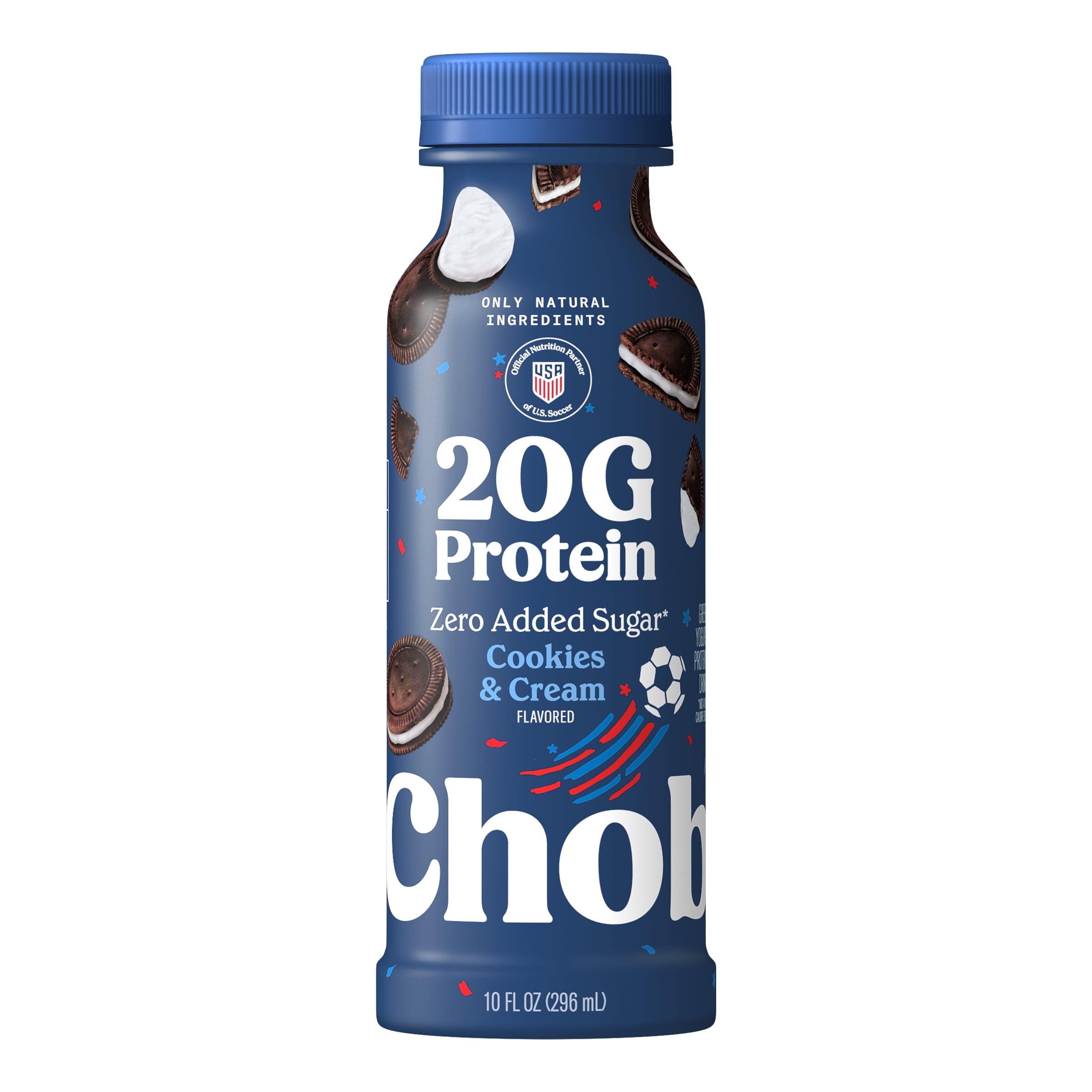 Chobani 20G Protein Low-Fat Greek Yogurt Drink Cookies and Cream 10 fl ...