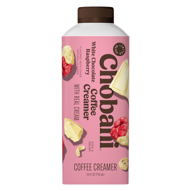 Chobani Coffee Creamer White Chocolate Raspberry Limited Batch 24 fl oz ...