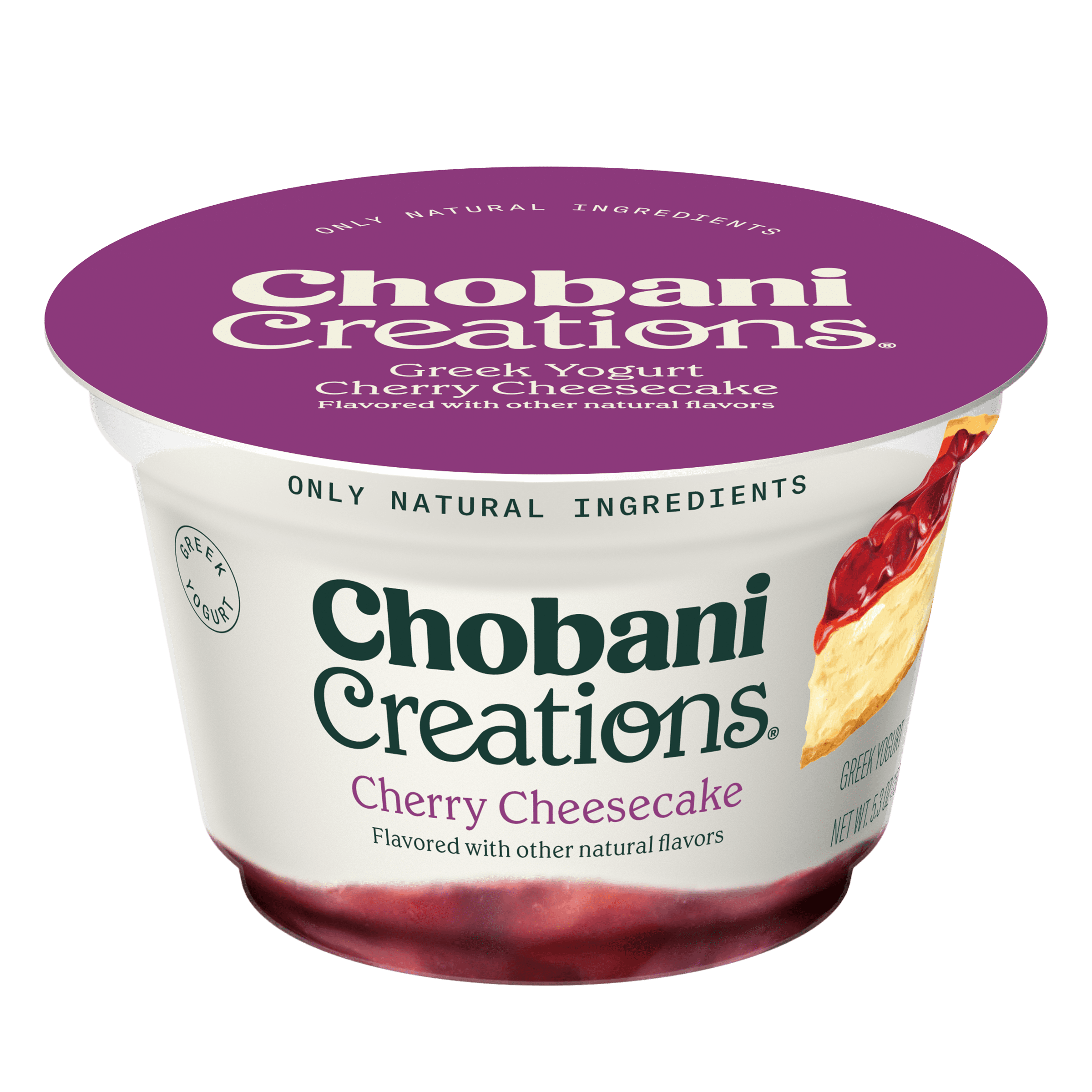 Chobani Creations Cherry Cheesecake 5.3 oz Cup - Walmart.com