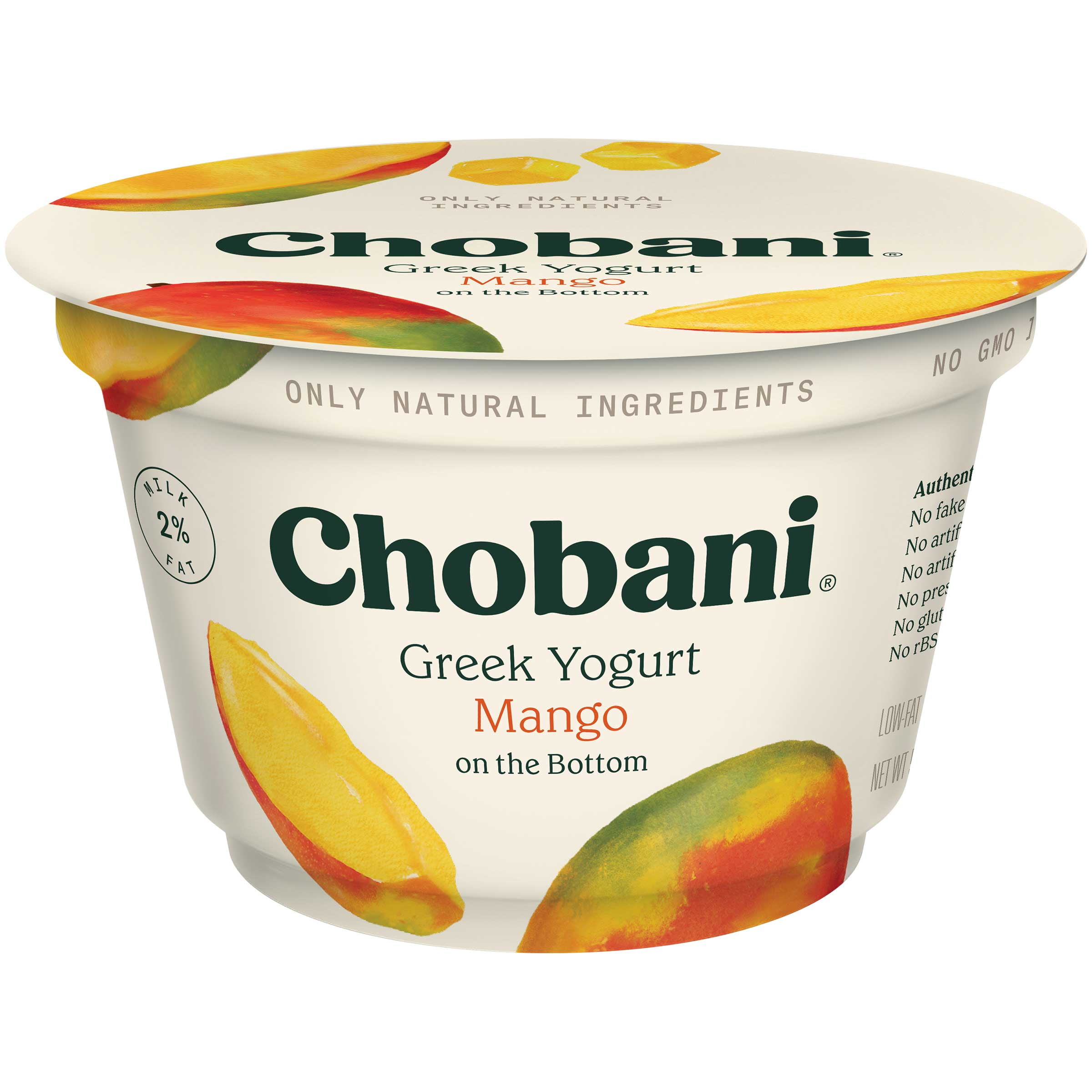 Chobani Low Fat Mango Greek Yogurt, 5.3 Ounce -- 12 per case - Walmart.com