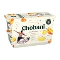 Chobani Non-Fat Greek Yogurt Peach On The Bottom 5.3 oz 4PK - Walmart.com