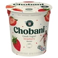 Chobani Non-Fat Greek Yogurt Strawberry Blended 32 oz Tub - Walmart.com