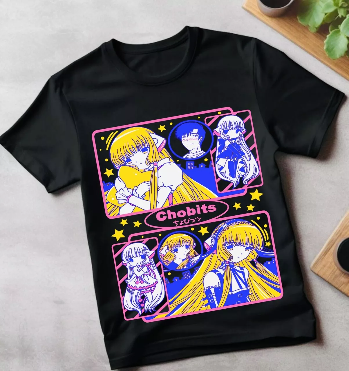 Chobits Chi T-Shirt apanese sumomo Hibiya Girl Kawaii Anime Gift Shirt ...