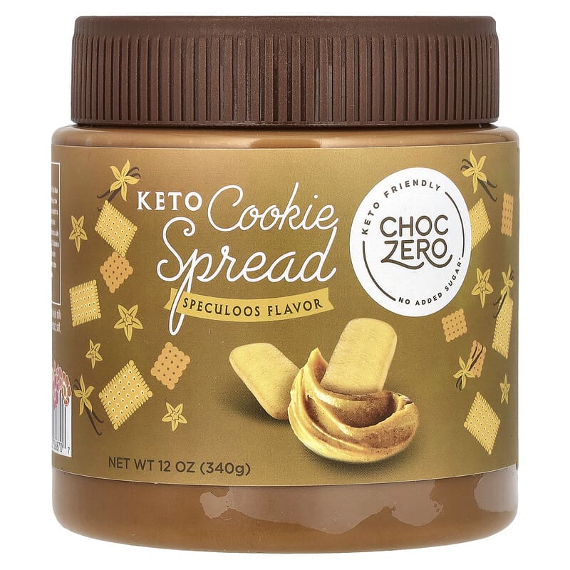 ChocZero, Keto Cookie Spread, Speculoos, 12 oz (340 g) Pack of 2 ...