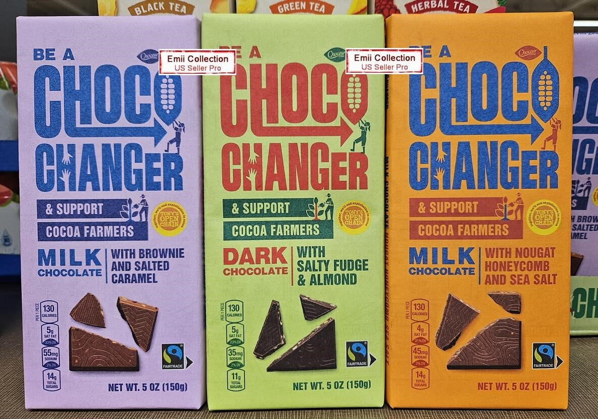 Choceur Be a Choco Charger Milk & Dark Chocolate 5oz 150g (3 Bars ...