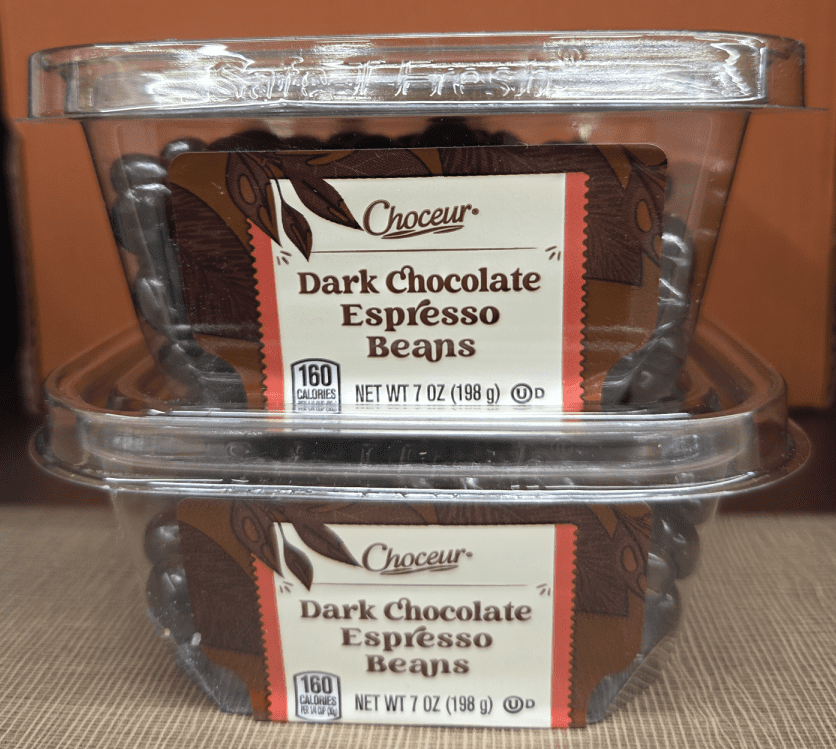 Choceur Dark Chocolate Espresso Beans 7oz 198g (2 Tubs) - Walmart.com