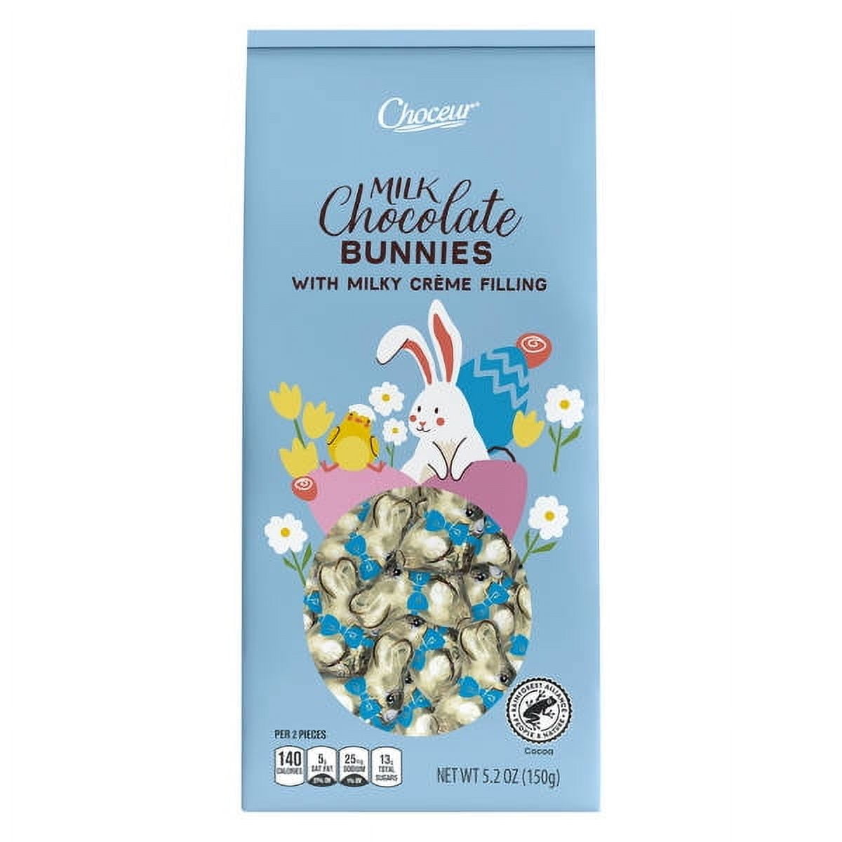 Choceur Easter Milky Cream Filled Mini Chocolate Bunnies, 5.2 oz 5.29 ...