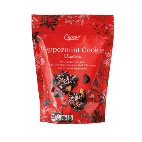 Choceur Peppermint Cookie Clusters, Caramel Dark Chocolate, 6 oz, 2 ...
