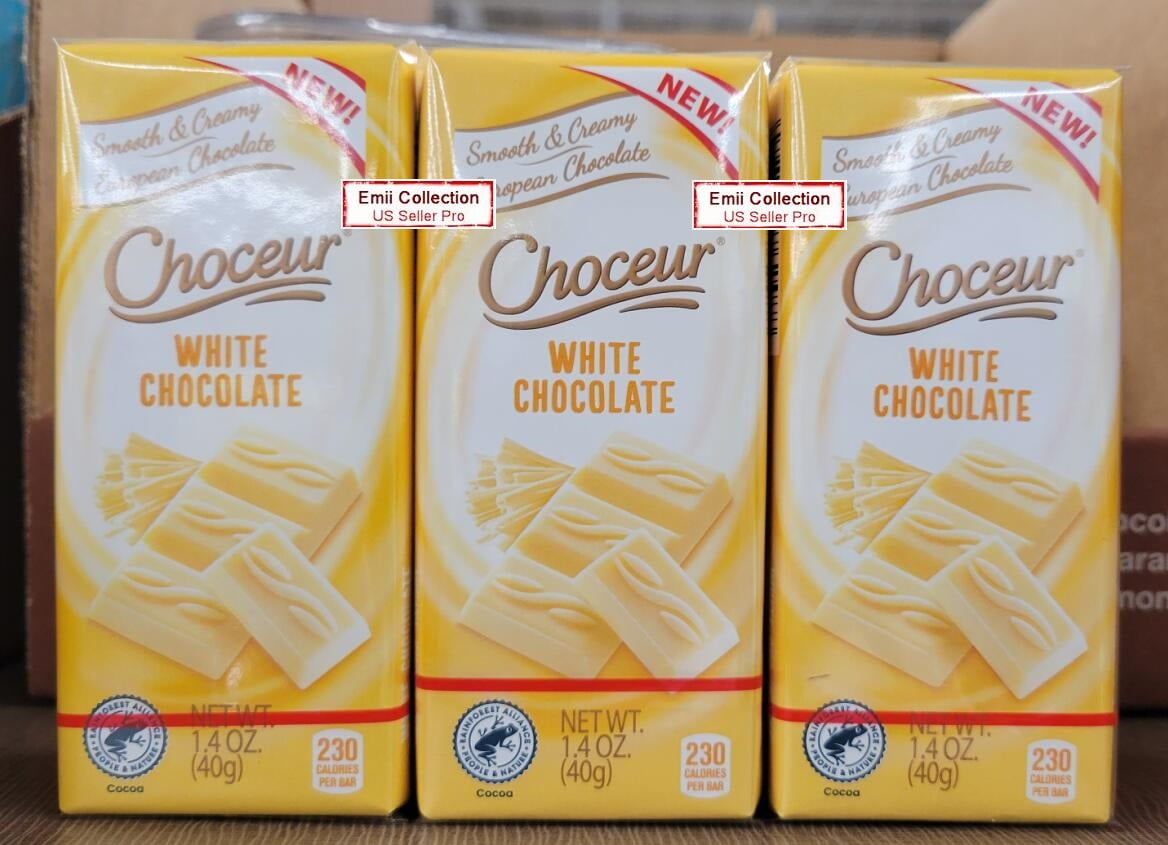 Choceur Smooth & Creamy European White Chocolate 7oz 200g (3 Bags) - Walmart.com