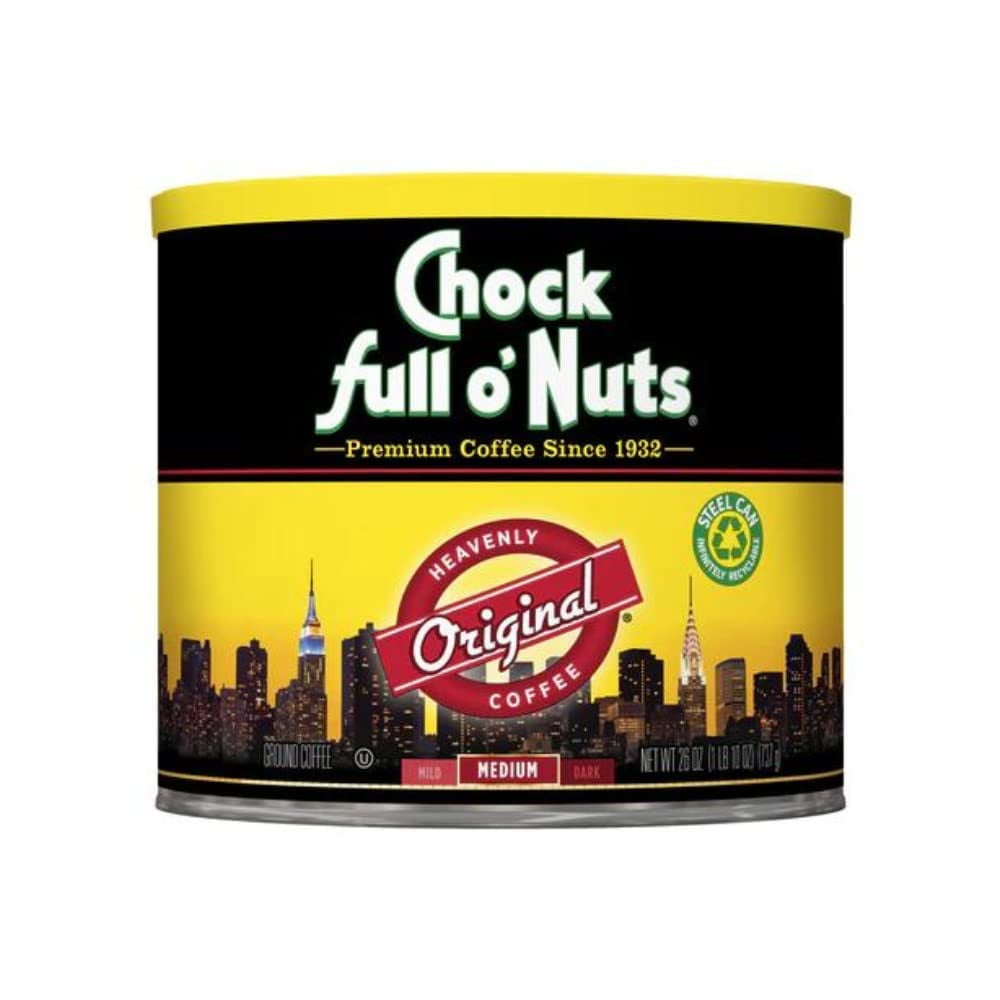 Chock Full O, Nuts Coffee, Original 26 Ounce (Pack Of 2) - Walmart.com