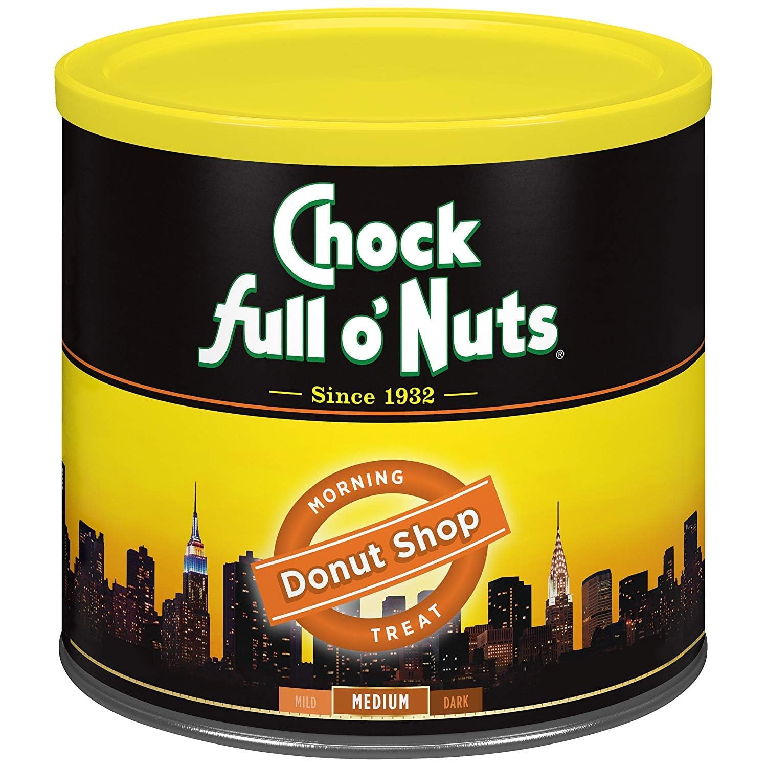 Chock Full o' Nuts Donut Shop Ground Coffee – Premium Beans in ...