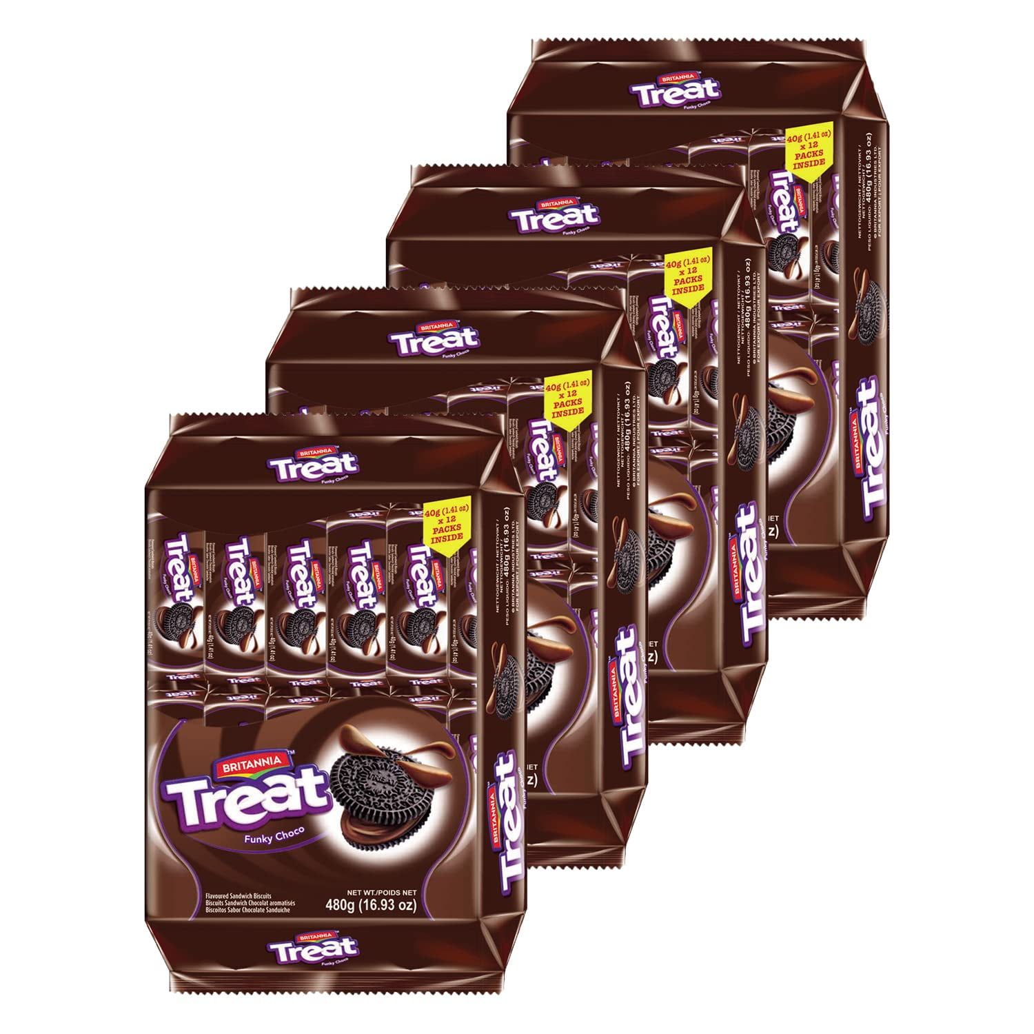 Choco Cream Treat 16.93 Oz (480g) - Choco Cream Fill - Chocolate ...