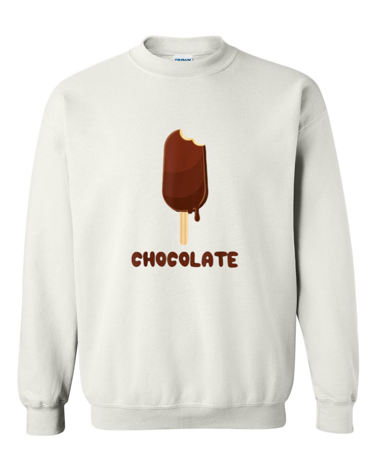 Choco Ice Cream Graphic Sweet Treat Dessert Vibe Summer Fun Sweatshirt ...