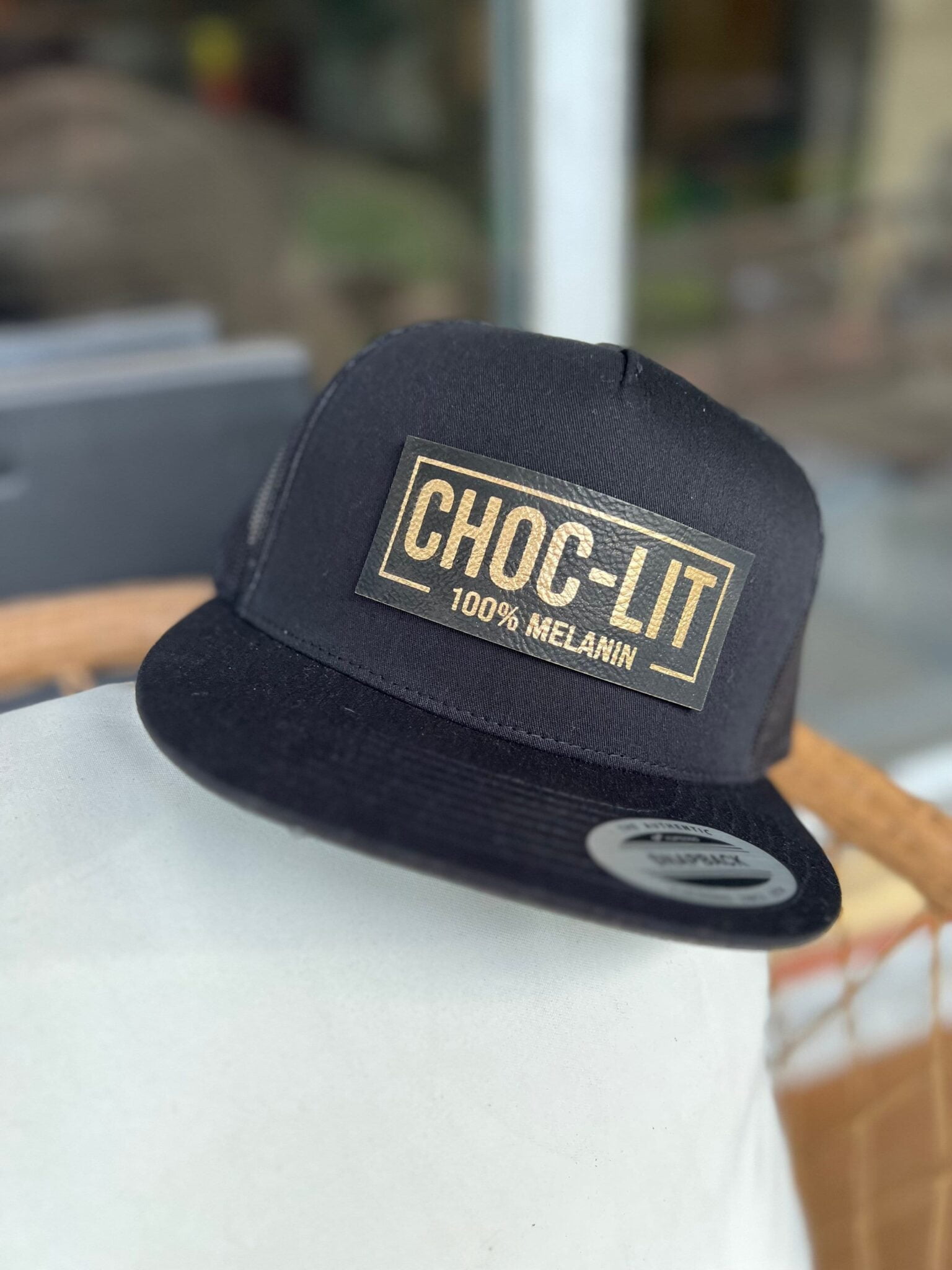 Choco-Lit 100% Melanin Trucker Hat, Black Girl Magic Hat - Walmart.com