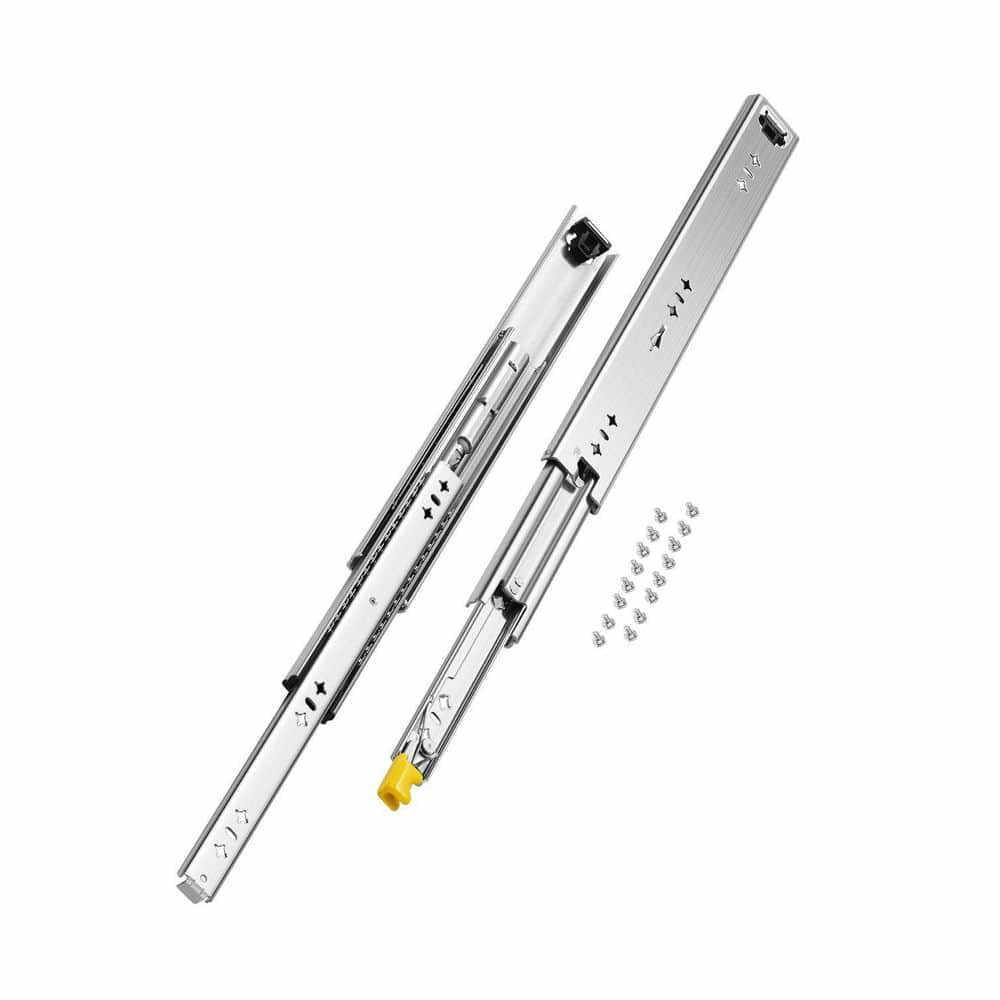 Choco Moon 1 Pair 18 in Soft-Close Drawer Slides Ball Bearing Full ...