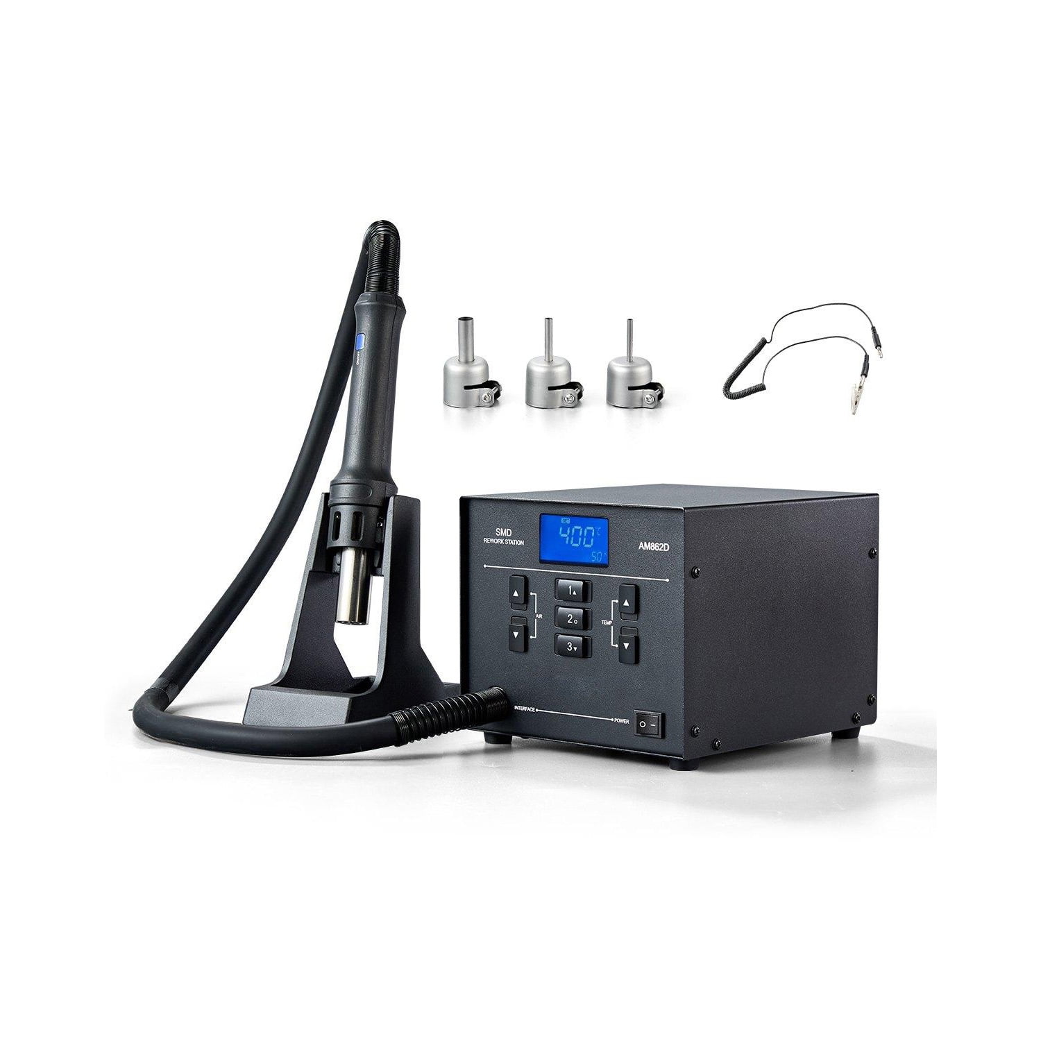 Choco Moon 1000W SMD Reflow Station 212-896°F Digital Display, Hot Air ...