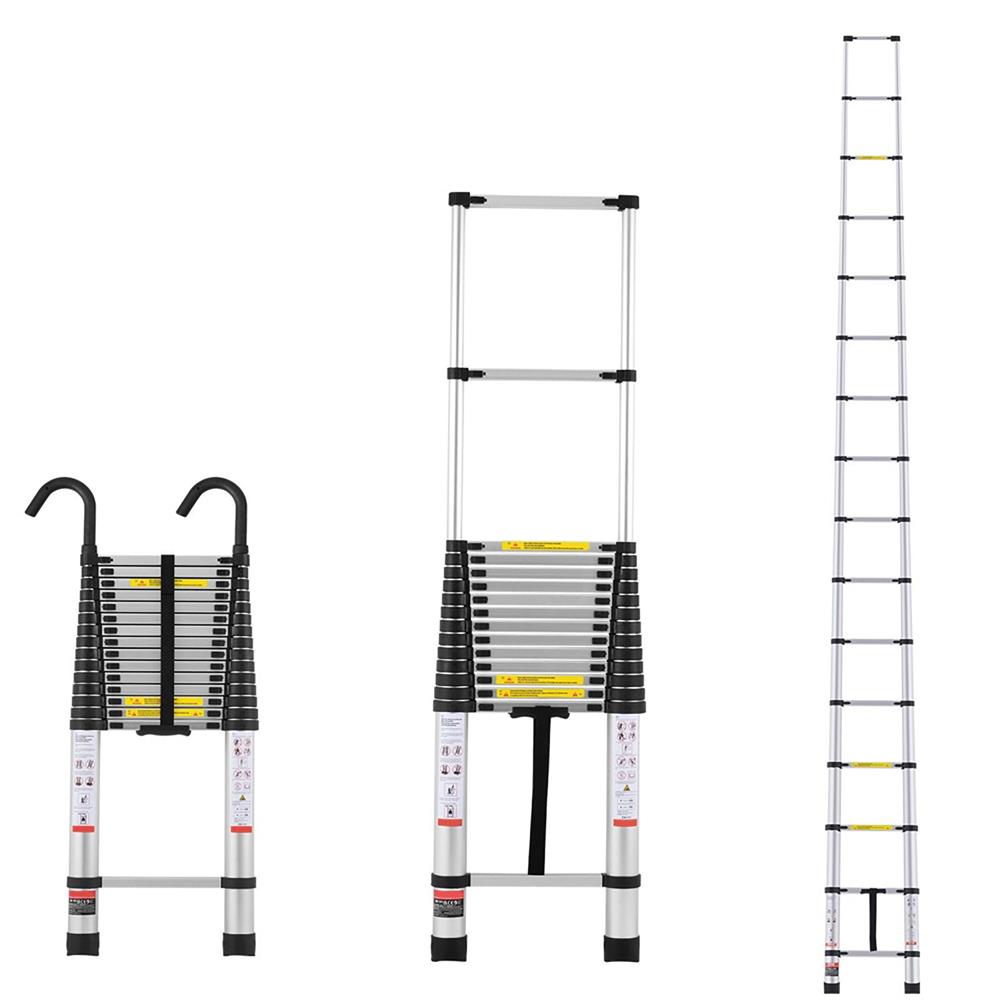 Choco Moon 20.3FT Multi-Section Ladder, Easy 1-Touch Retraction, Heavy ...