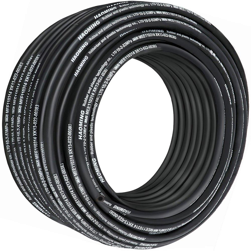 Choco Moon 328-Foot Industrial Strength Rubber Hoses, 2-Wire Braid, 3/8 ...