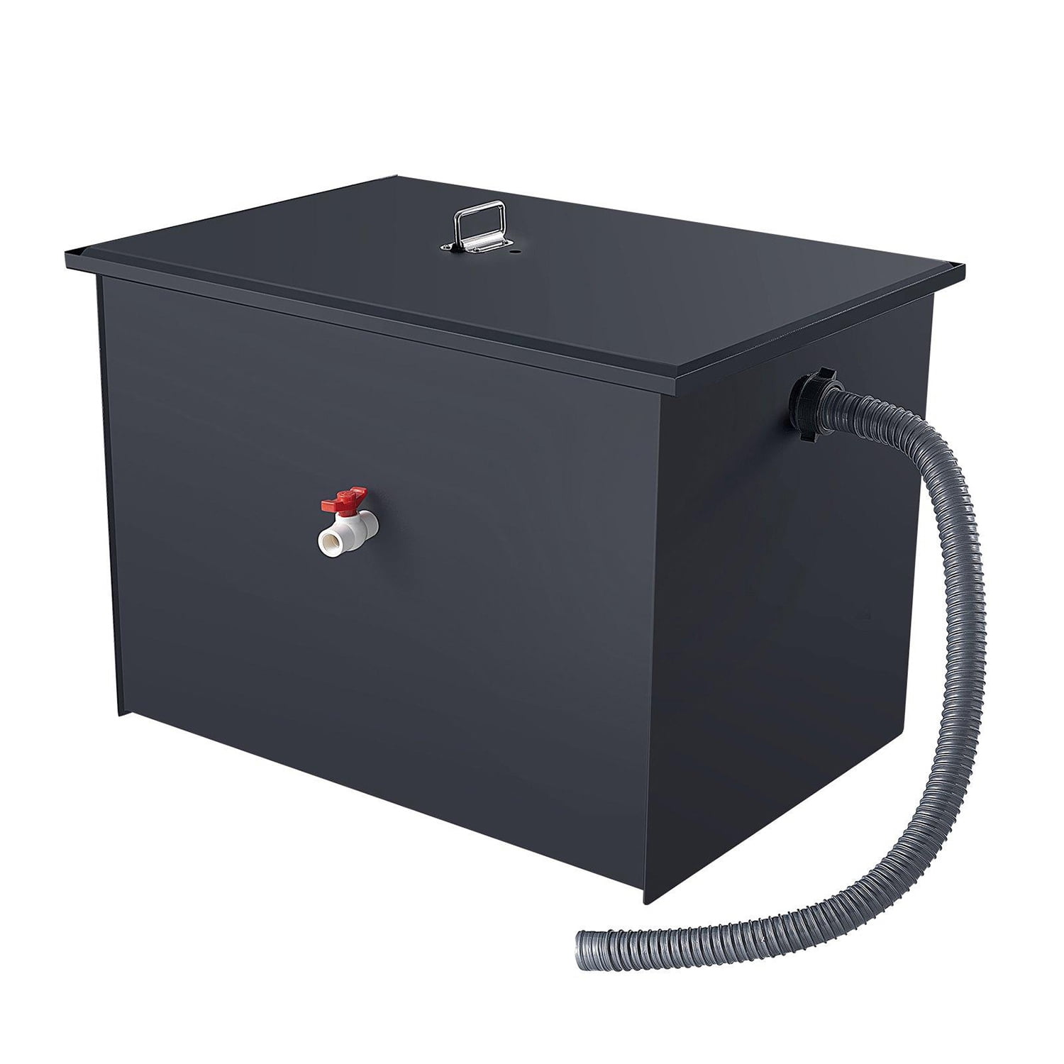 Choco Moon 40LBS Grease Trap, Carbon Steel Interceptor, Heavy Duty ...