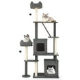 Choco Moon 71" Tall Cat Tree Multi-Level Large Tower w/Scratching Posts ...