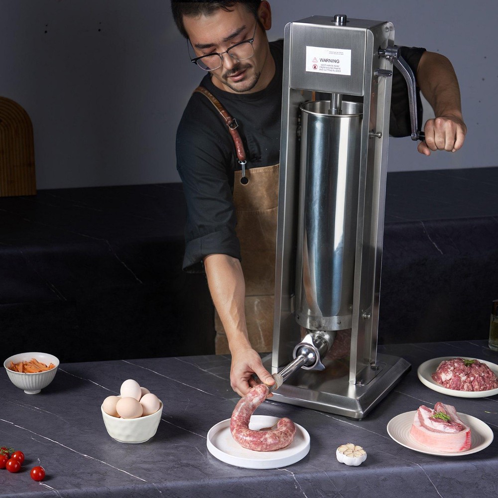 Choco Moon 8L Vertical Meat Stuffer with 304SS, Effortless Sausage ...