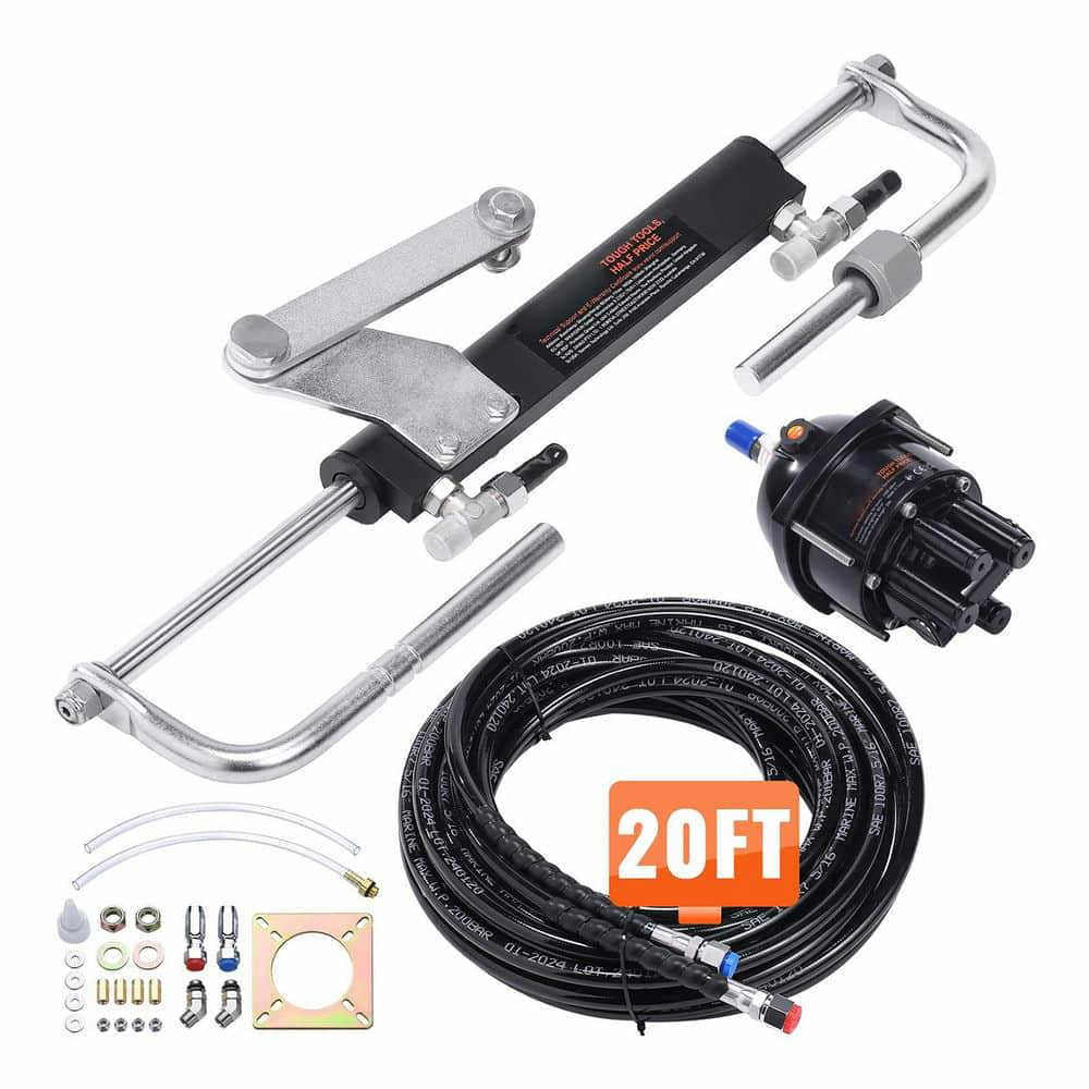 Choco Moon 90HP Outboard Hydraulic Steering Kit - Helm Pump Cylinder ...