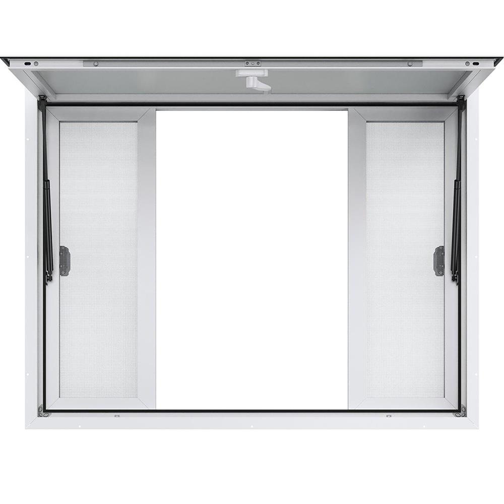 Choco Moon Aluminum Alloy Food Truck Window, 48x36 Inches, 4 Sliding ...