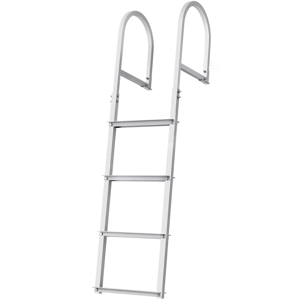 Choco Moon Aluminum Pontoon Boat Ladder, 4-Step, 500 lbs, 3.1" Wide ...