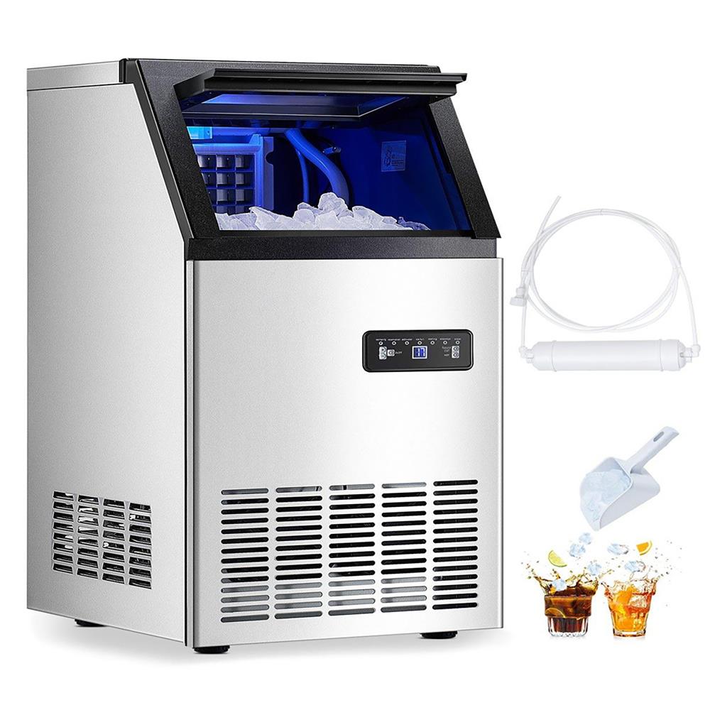 Choco Moon Commercial Ice Maker Freestanding, 100lb Daily Production ...