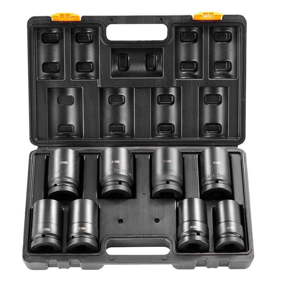 Choco Moon Comprehensive Socket Set, 8-Piece 6-Point 1" Drive Ratchet ...