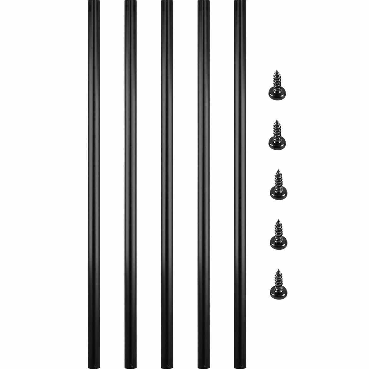 Choco Moon Deck Balusters, 51 Pack Metal Deck Spindles, 36"x0.75 ...