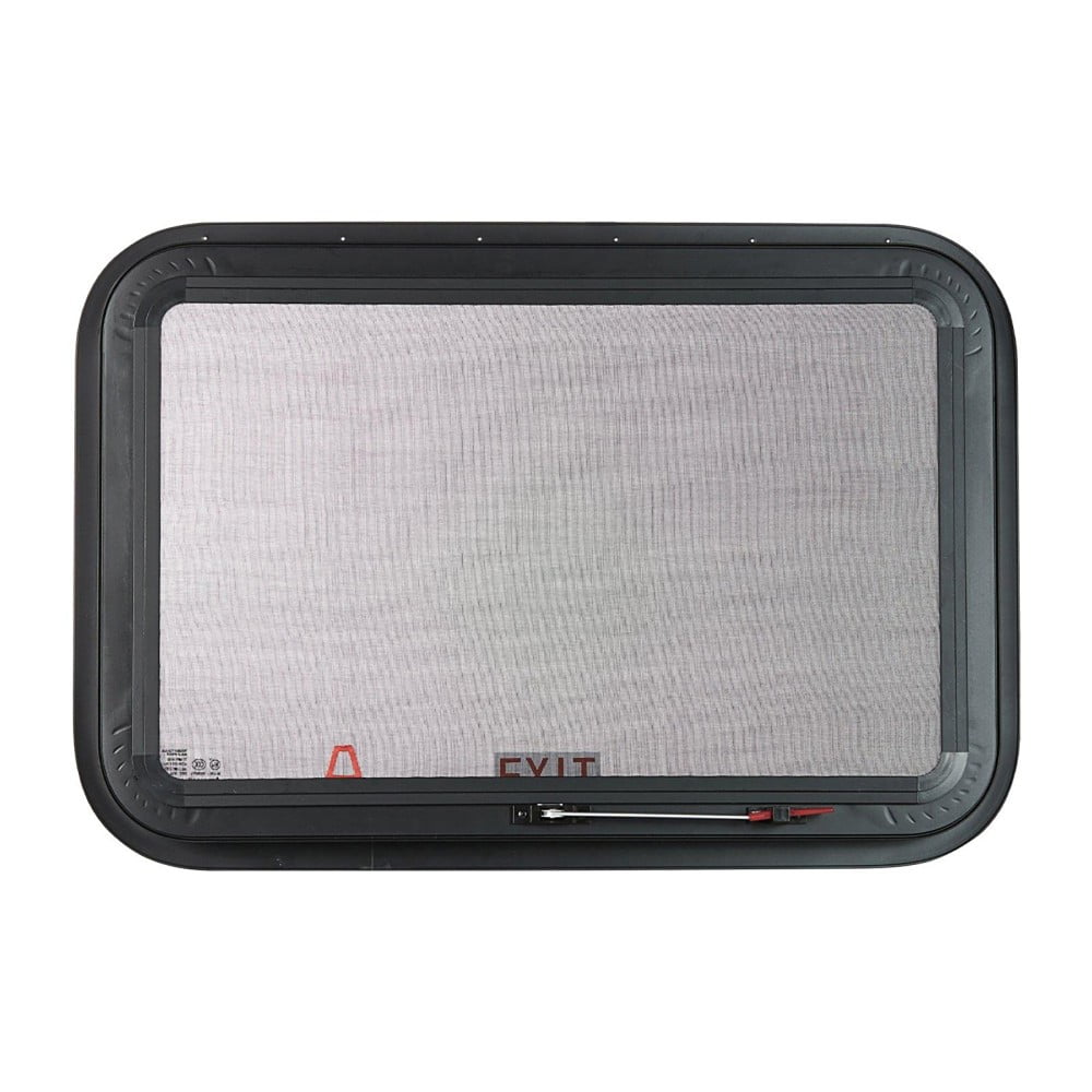 Choco Moon Emergency Exit RV Window 30"Wx20"H, Push Out Screened Window with Ring, Perfect for ...
