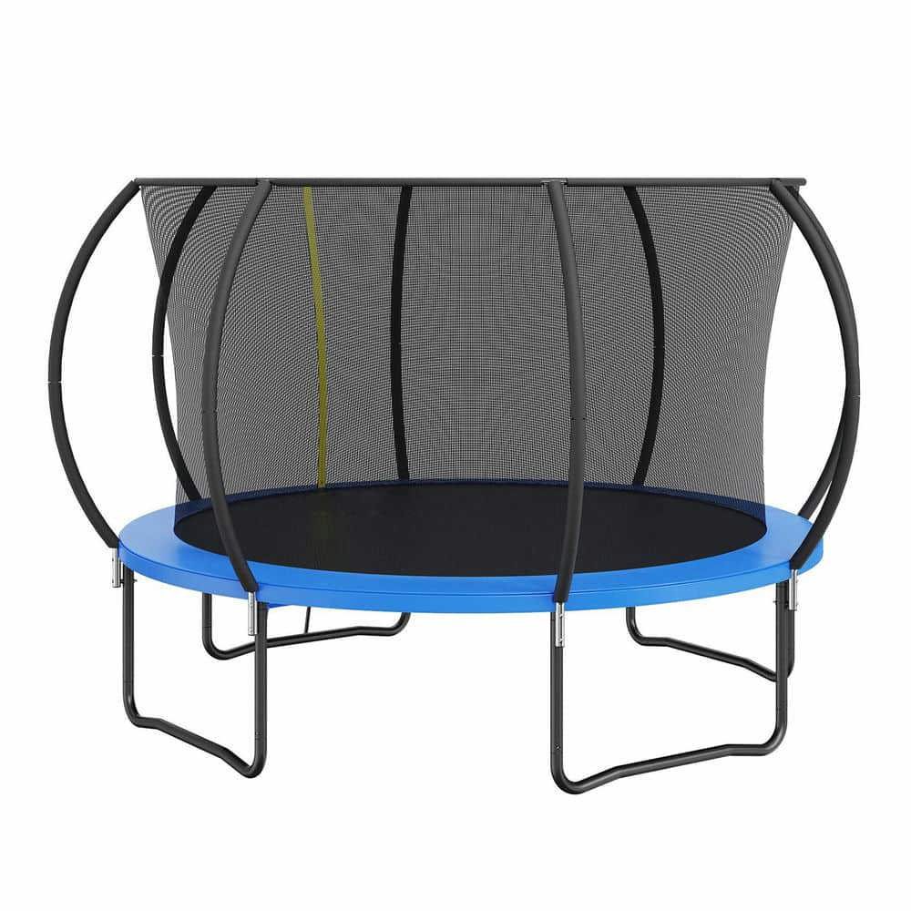 Choco Moon Heavy Duty 12FT Trampoline, 400 lbs Capacity, Enclosure Net ...
